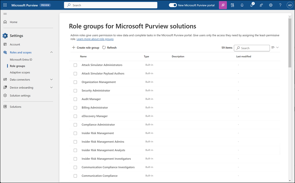 Implementing Role-Based Access Control for Microsoft Purview